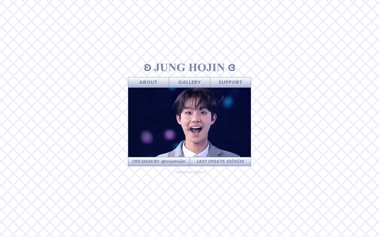 jung hojin support
